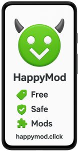 HappyMod Apk v3.2.4a Unduh 2025 (Apk Resmi 100% Berfungsi)